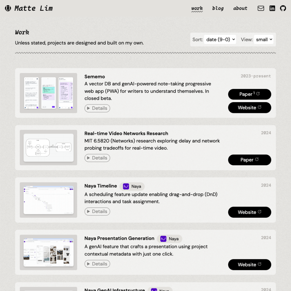 Matte Lim | building software to augment & empower